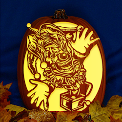 evil jack o lantern stencil