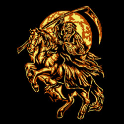 Grim Reaper on Horse - StoneyKins
