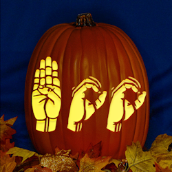 BOO Sign Language ALS CO - StoneyKins