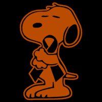 Snoopy Hugging Cancer Awareness Ribbon 01 - StoneyKins