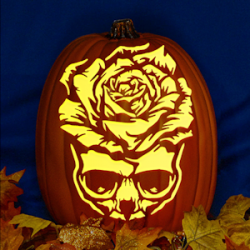 rose pumpkin carving patterns