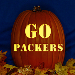 packers logo pumpkin