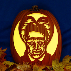 Dracula Pumpkin Stencil