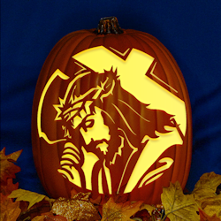 jesus pumpkin