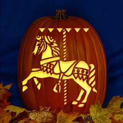 carousel horse stencil
