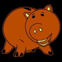 Toy Story Ham the Pig - StoneyKins