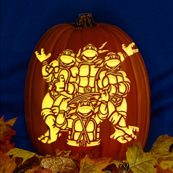 Ninja Turtle Pumpkin Carving Patterns