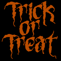 Trick or Treat Spooky Text - StoneyKins