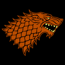 House Stark Sigil Dire Wolf 01 - StoneyKins