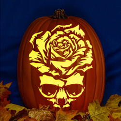 Rose Pumpkin Carving