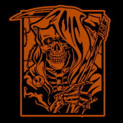 Grim Reaper Happy Pin 02 - StoneyKins