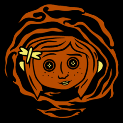 coraline pumpkin pattern