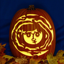 coraline pumpkin pattern