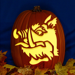 Dark Knight Pumpkin Stencils