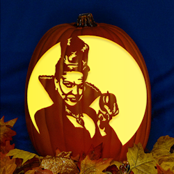 evil queen pumpkin stencil