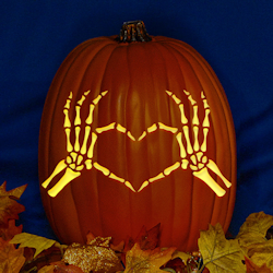 pumpkin skeleton designs